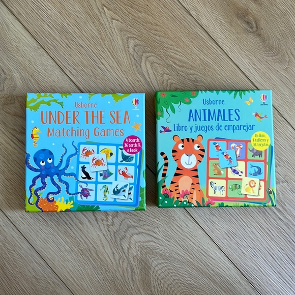 usborne | Toys | Read Below Usborne Animal Matching Games Under The Sea ...